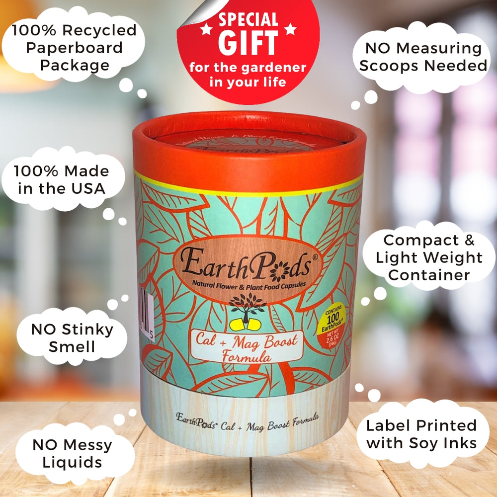 EarthPods® CAL + MAG BOOST Organic Plant Food Capsules | Earthworm ...