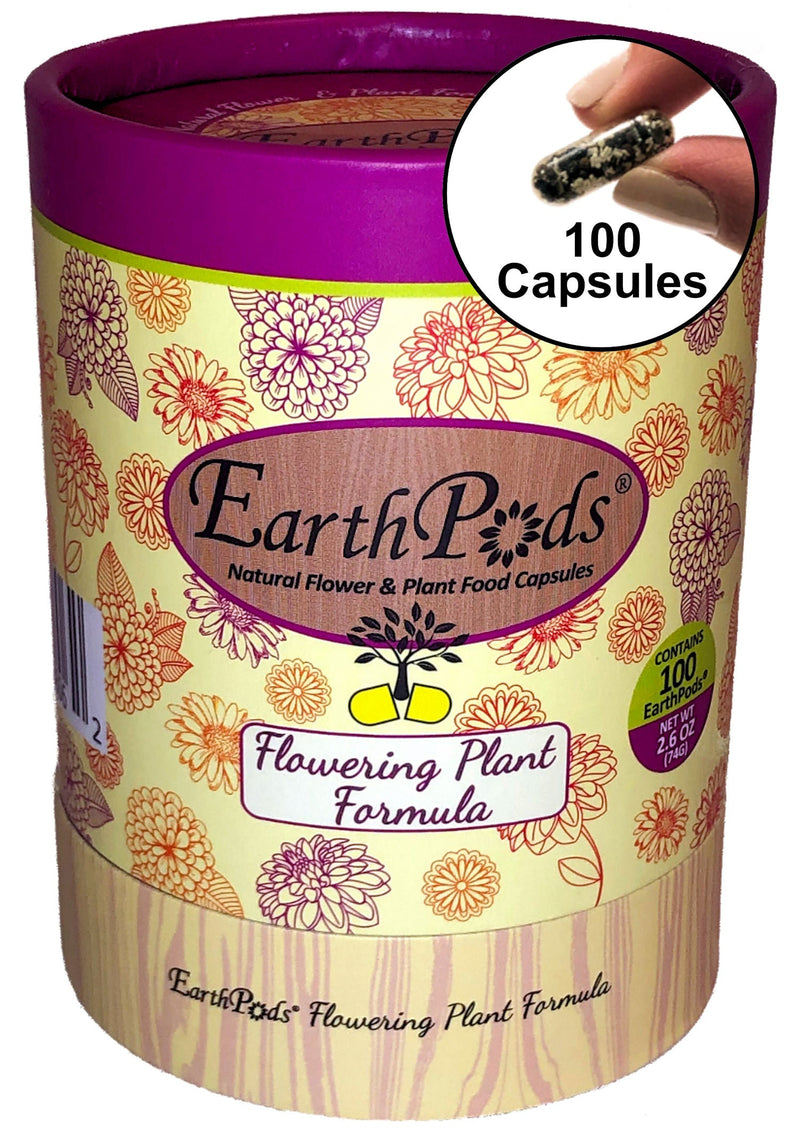 EarthPods® FLOWER BLOOM BOOSTER Organic Plant Food Capsules | Earthworm ...