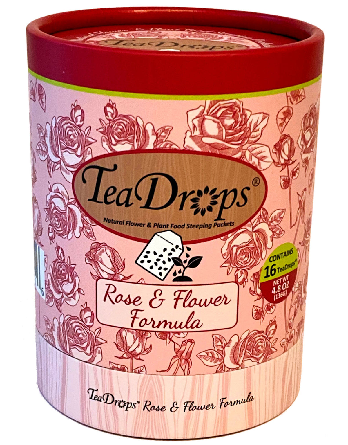 TeaDrops® ROSE + FLOWERS Organic Liquid Fertilizer Packets (16 Count ...